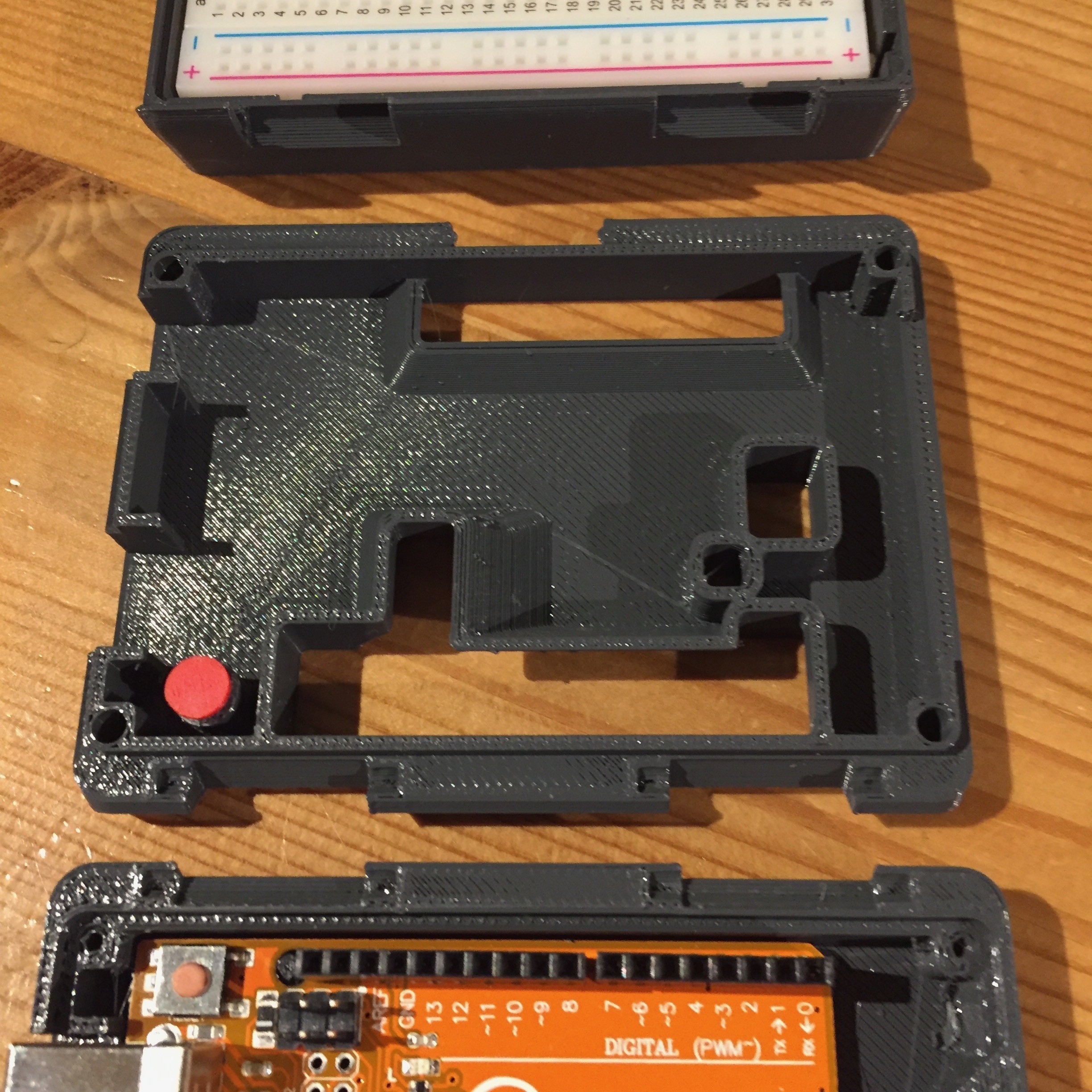 3D print ARDUINO UNO PORTABLE LAB CASE • made with Flashforge Creator Pro・Cults